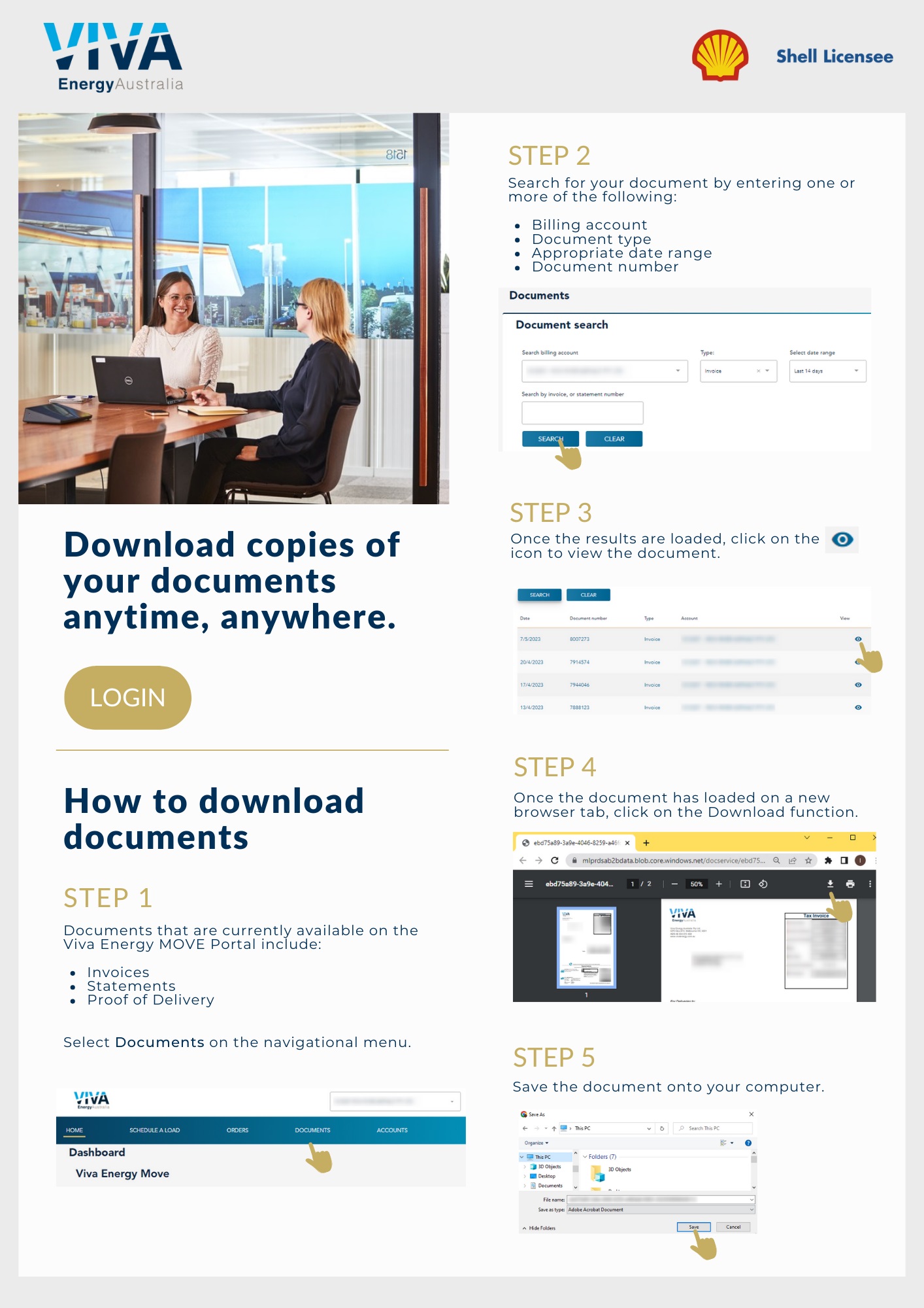 How to Download Documents